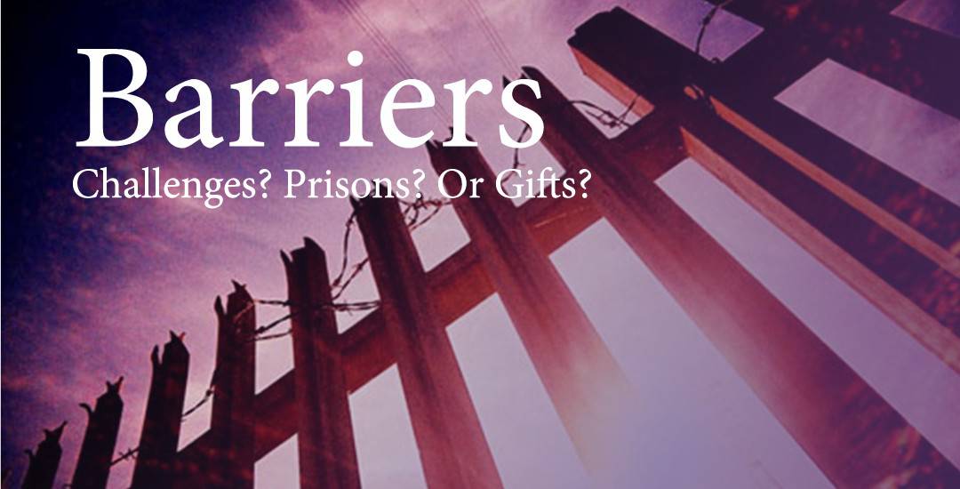 Barriers: Challenges? Prisons? Gifts? - MDI - Mentoring men to live ...