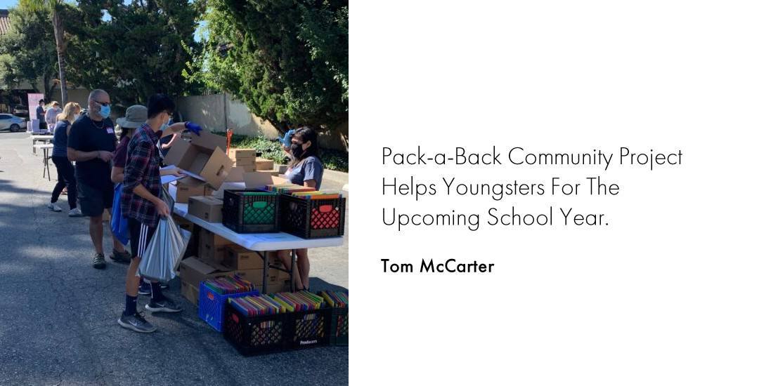 Pack-a-Back Community Project Helps Youngsters For The Upcoming School ...